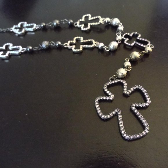 CROSSES JEWELS | Jewelry | Modern Rosarytype Chain With Skeletal ...